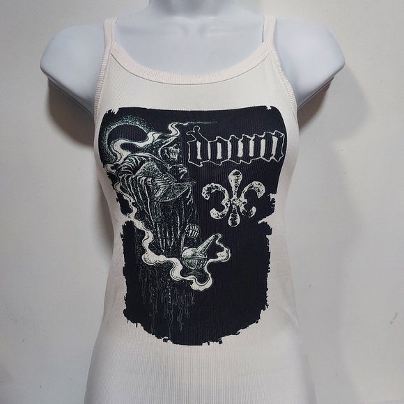 Tops | Down Tank Top Ribbed Down Band Shirt Pantera Tank Top Down Band Tank Top | Poshmark